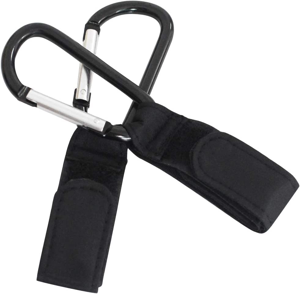NORACLAN Baby Bag Clips Stroller Hooks Clips to Hang Your Shopping & Bags Safely on Your Buggy, Pushchair or Pram- Universal Fit on Strollers & Joggers