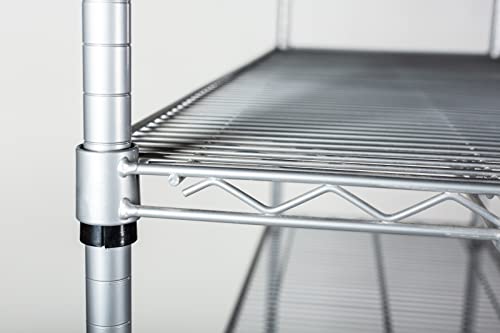 Omega 18" Deep x 60" Wide x 36" High 3 Tier Gray Starter Shelving Unit