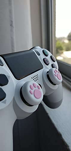 2PCS Cute Cat Paw Claw Analog Thumb Stick Grips Joystick Cover Cap for PS5 PS4 Pro PS3 Controller Thumbstick Cap for Xbox 360 Xbox One Slim X Elite Switch Pro Controller (Pack 9)