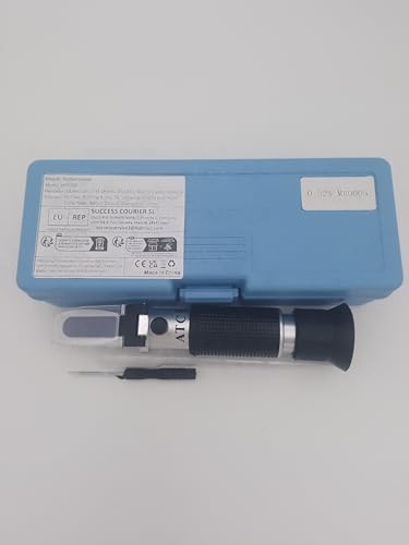 AIHG Hand Held Refractometer,Portable 0~32% Brix Meter Refractometer for Food Fruit Beverages Beer Wine Sugar Content Test