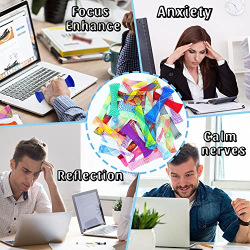 44 Pcs Mixed Color Marble Mesh FIDGET TOY Stress Relieve toy, Focus Enhance, Relieves Stress and Increase Focus for Adults and Children, has helped with ADHD ADD OCD Autism