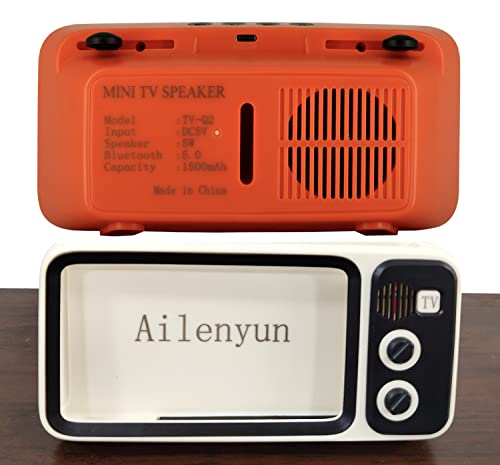 Ailenyun Phone Screen Bracket TV Style Mobile Phone Holder. with Speaker. for iPhone 8 Plus / 7s Plus/7 Plus / 6s Plus/ 6 Plus .A Idea Gifts for Family, Girl/Boy Friend.