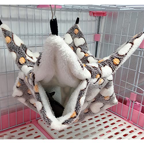2 Pieces Guinea Pig Rat Hammock, Bunkbed Guinea Pet Small Animal Hanging Hammock Hamster Ferret Cage Accessories Toys Bed for Small Animals Chinchilla Parrot Ferret Squirrel Sugar Glider Playing