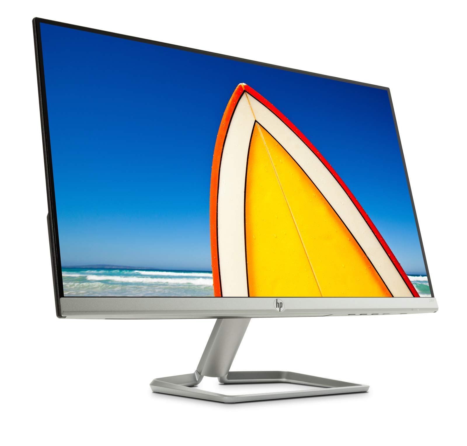 HP 24f 24" Ultra Slim Bezels Monitor HDMI VGA 1080p IPS w/AMD FreeSync - 2XN60AAT (Renewed)