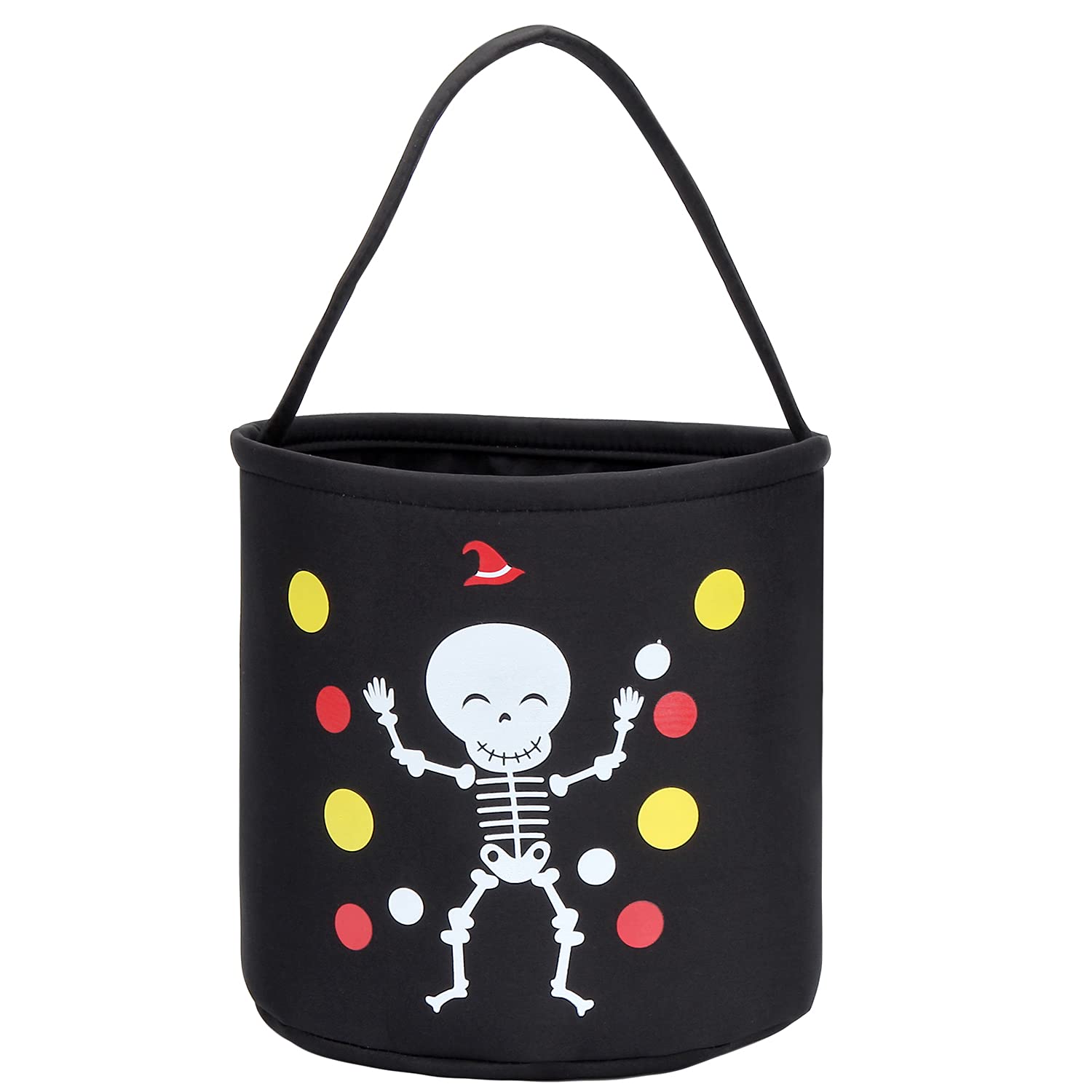 2pcs Halloween Trick or Treat Bags Halloween Candy Buckets Fabric Tote Gift Bags for Halloween Parties…