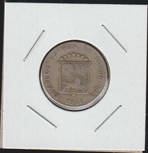 1946 Venezuela National Arms, Stars Above Cent Choice Extremely Fine