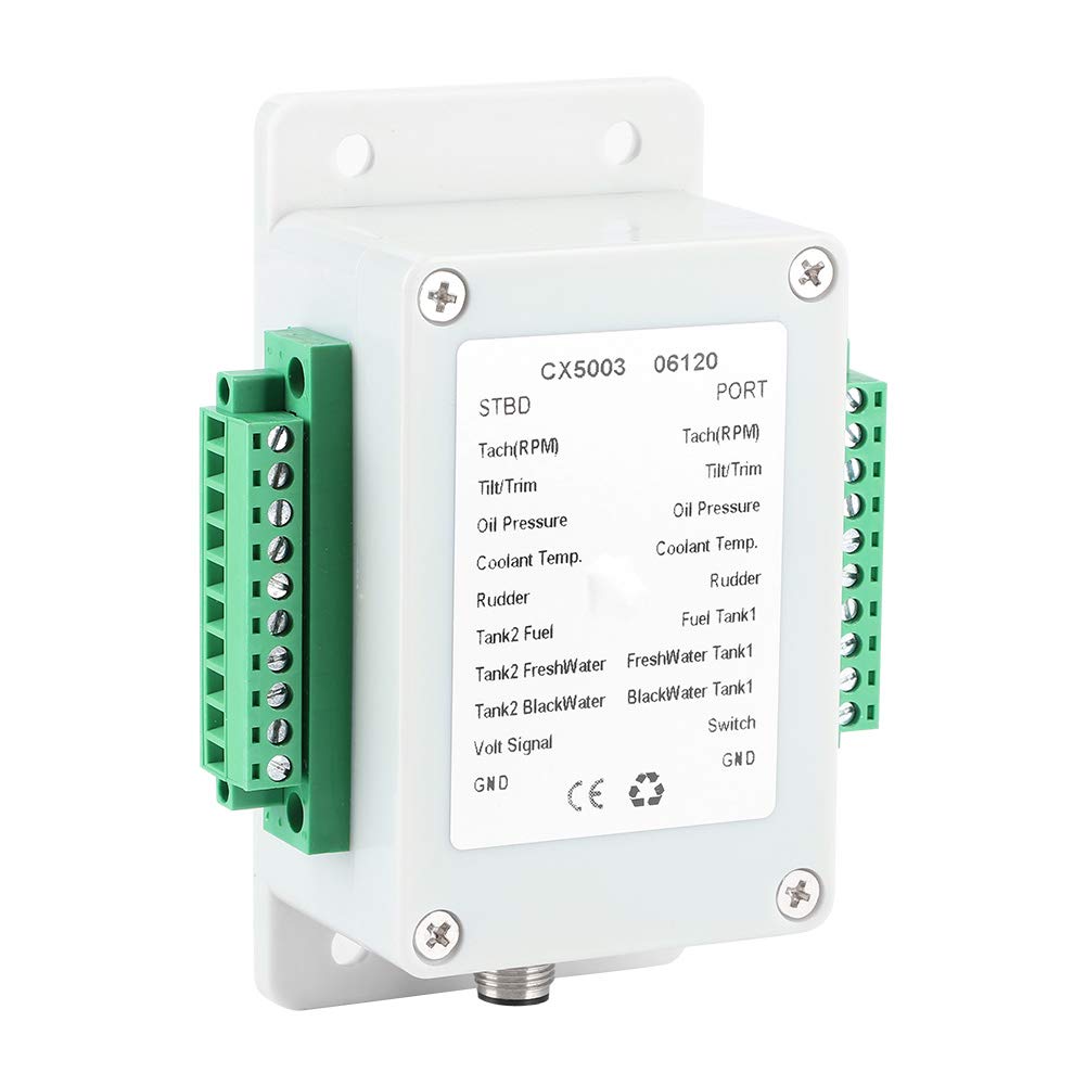 Analog to Nmea 2000 Converter NMEA2000 Converter 9β32V DC Waterproof Converter Box Convert Sensor Singal to NMEA2000 IP67 for Boat Yacht
