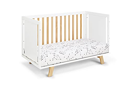 Suite Bebe Livia Convertible Crib in White & Natural