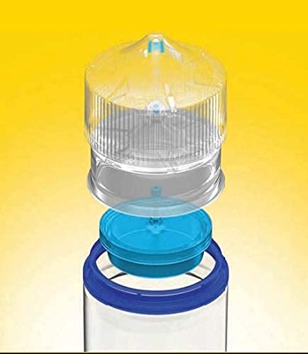 WHITE DROPPER EMPTY PET Chubby Gorilla V3 SQUEEZE BOTTLES - 120ml - with Plastic funnel, Pipette & 6 Label Stickers (6 pk) Solid White
