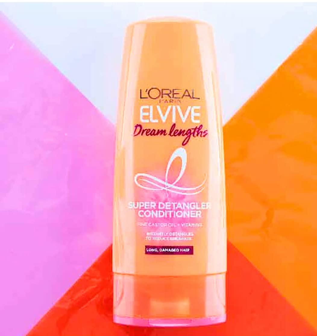 L'Oreal Paris Elvive - Dream Lengths - Restoring Shampoo & Super Detangler Conditioner Set - One Set