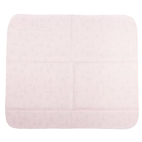 ReUseLife Large Waterproof Cotton Flannel Diaper Changing Mat Pad,31.5 X 26.5 Inch (Yellow Griaffe)