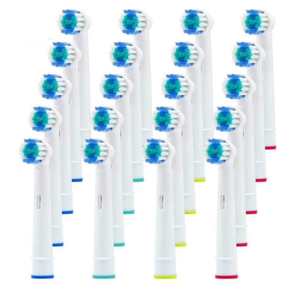 Alayna Replacement Brush Heads Compatible with Oral B Electric Toothbrush- 20 Pack of Precision Heads Fits Braun Pro 1000 1500 Clean 3000 5000 6000 8000 9000 Vitality, Triumph & More