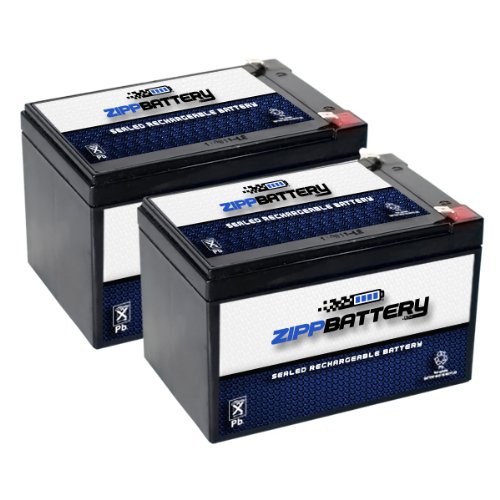 12V 14AH SLA Battery Replaces fp12120 wp10-12 00801-1460 tr12-12 - 2PK