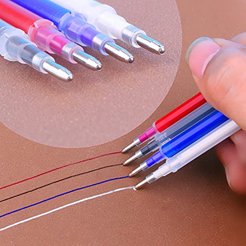 Heat Erasable Pens ,4 Pieces Fabric Marking Pens with 20 Refills for Quilting Sewing, Dressmaking, Fabrics, Tailors Sewing Fabrics,Tailor's Chalk Pencils Chalks Pen