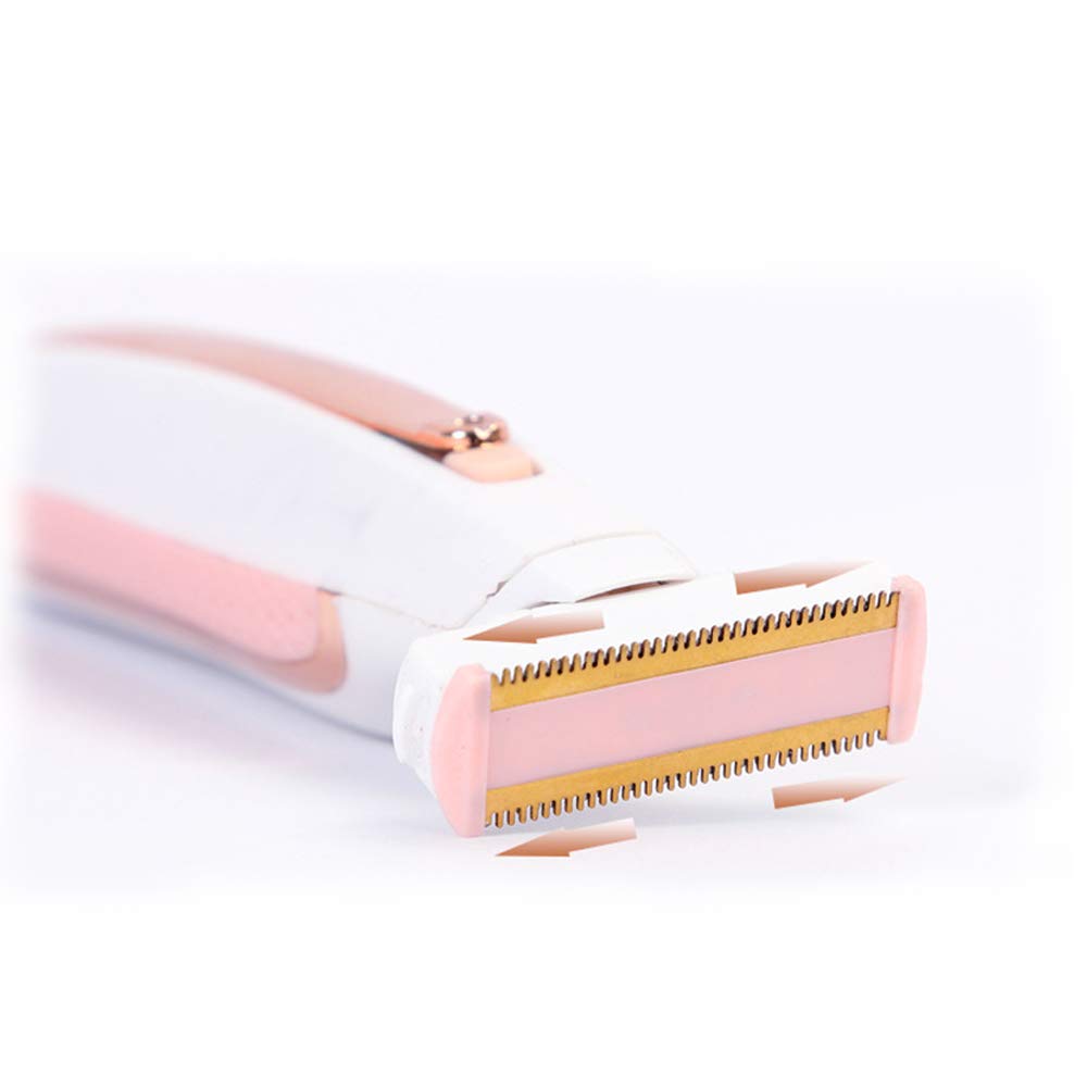 4PCS Shaver Replacement Heads Compatible with Perfect Finishing Touch Flawless Body Rechargeable Ladies Shaver Blades (Shaver Head 4PCS + velvet Bag + 2 Brushes)