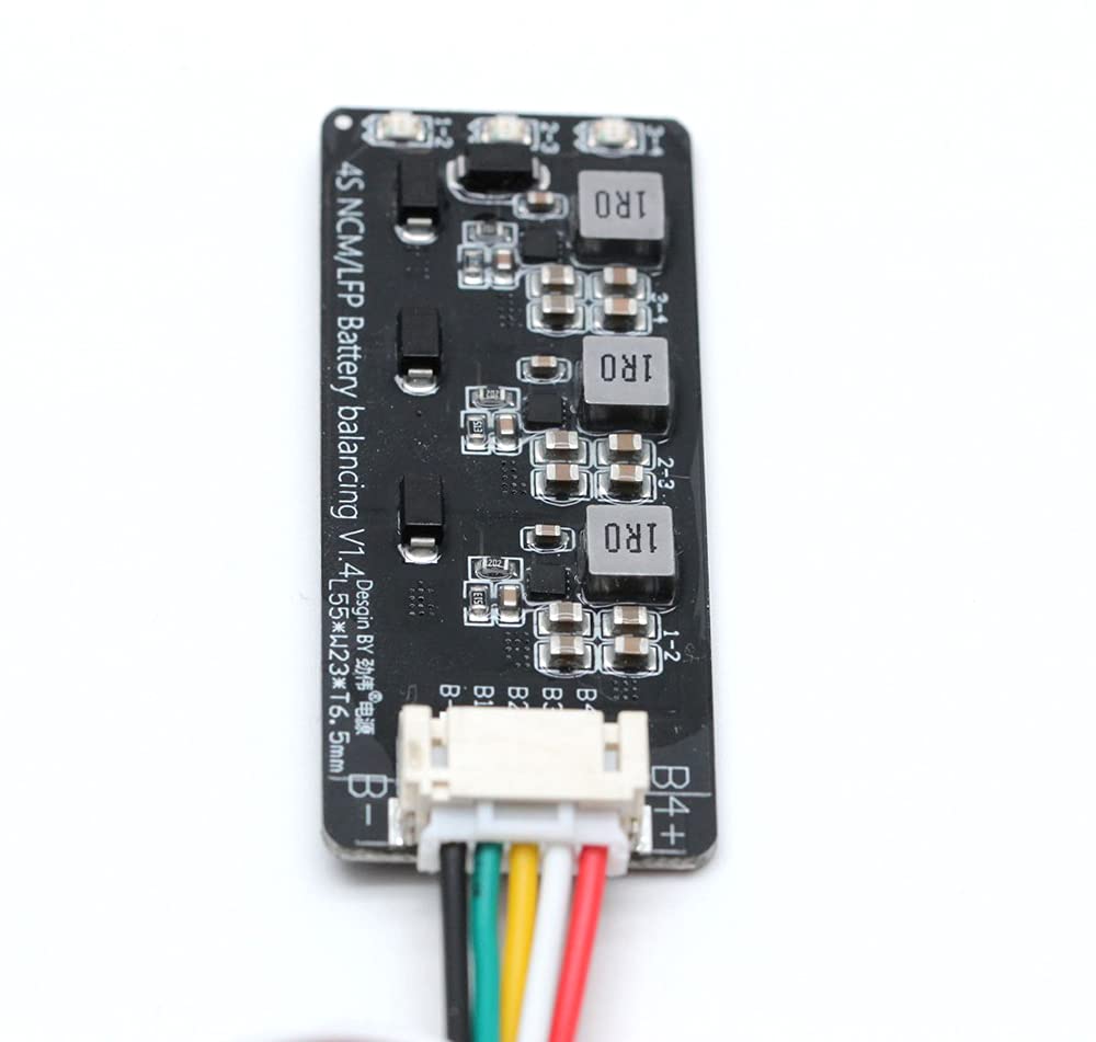 4S 12V 16.8V 1.2A Li-ion Lipo Lifepo4 LFP Battery Active Equalizer BMS Balancer Inductive Balance Lithium Battery Energy Transfer Board (4S)
