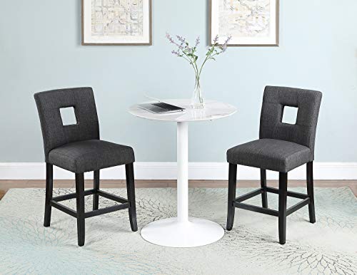Coaster Furniture Arkell Round Pedestal White Counter Height Table 193068