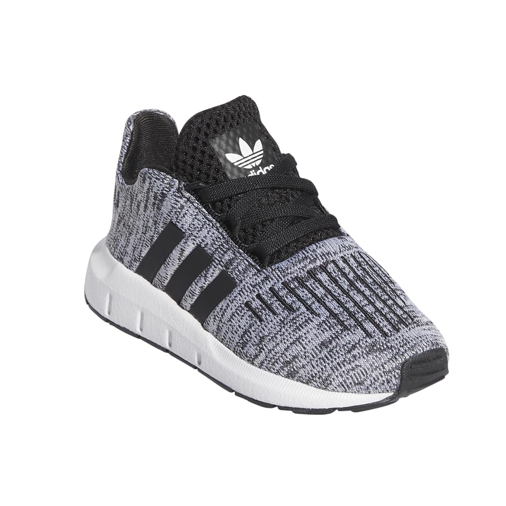 adidas Originals baby boys Swift Run Sneaker, White/Black/Black, 6.5 Toddler US