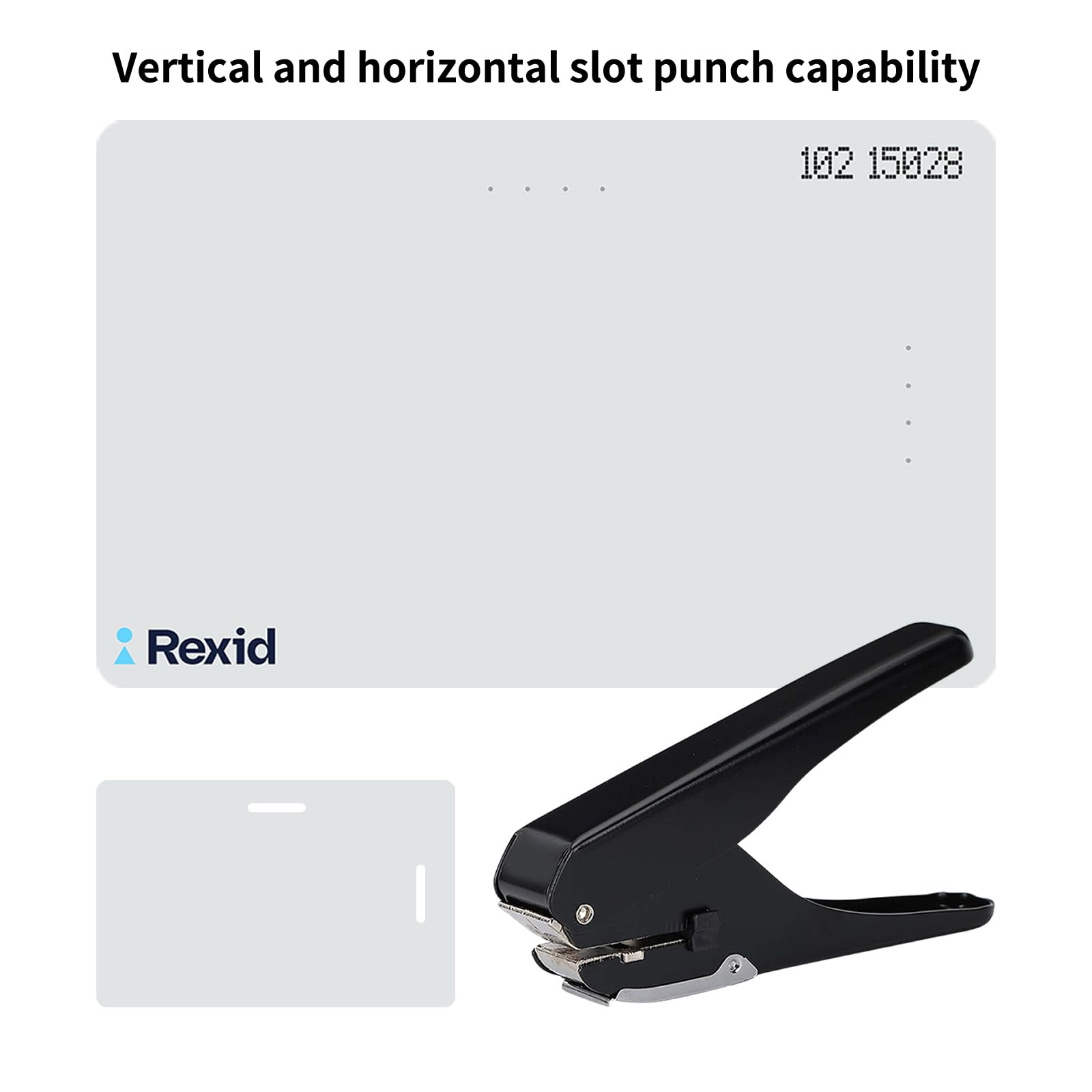 Default Programmed RexID 100 Pack 125KHz RFID H10301 PVC ISO 26 bit Proximity Card for Access Control System,Comparable to Standard 26 bit Format for Add-On & Replacement on Current System