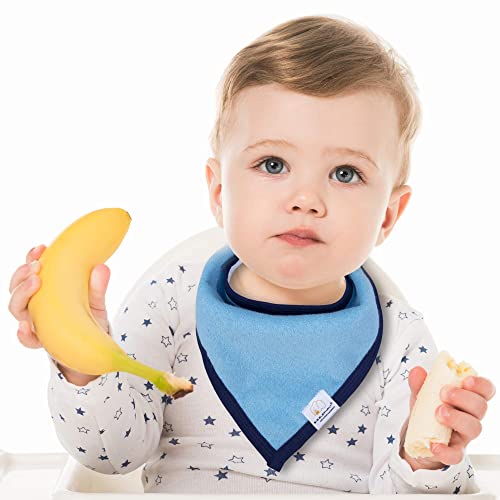 BIG ELEPHANT Baby Bandana Drool Bibs Set, Soft Absorbent Bibs for Teething and Drooling - 10 Pack Pattern