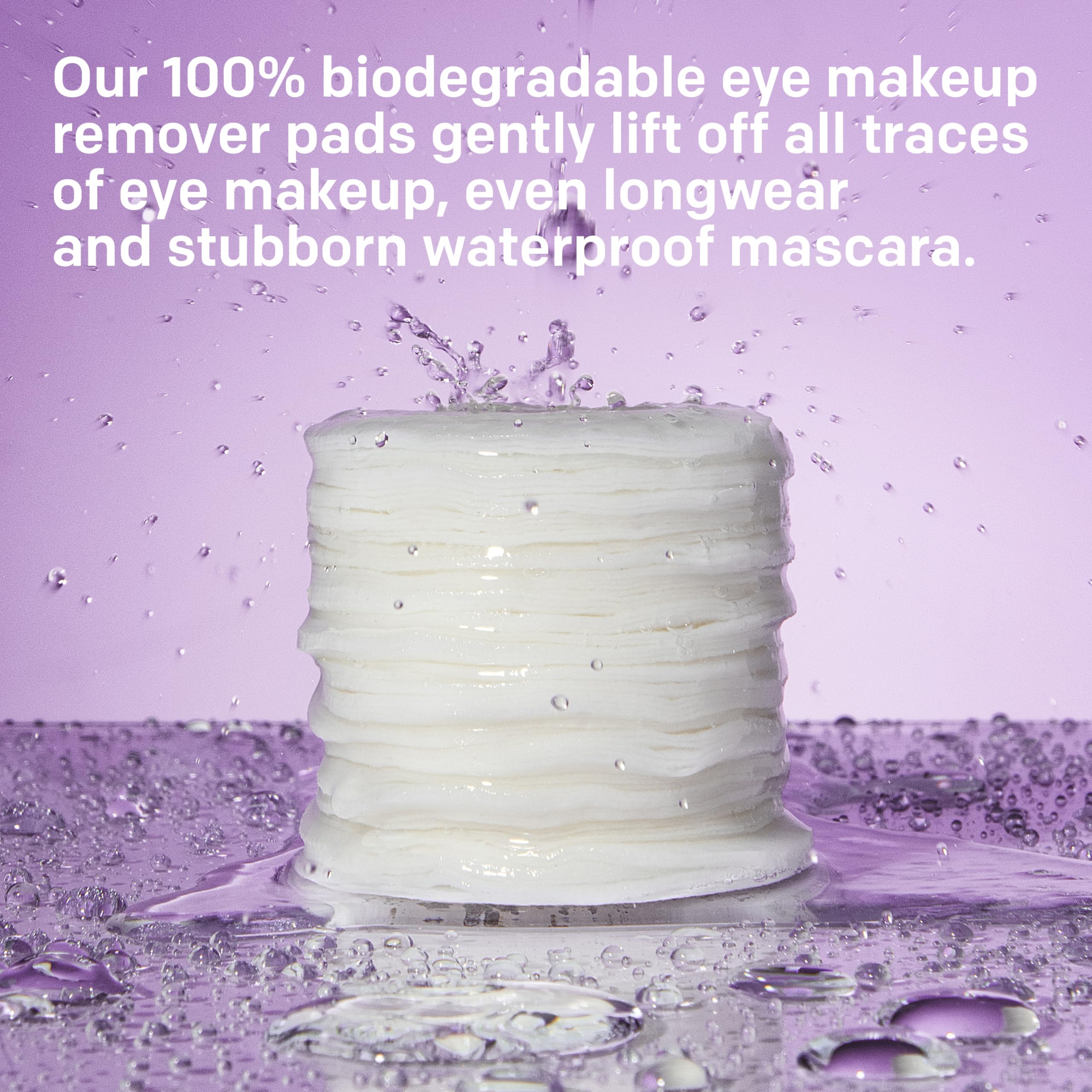 Almay Biodegradable Makeup Remover Pads, Longwear & Waterproof, Hypoallergenic, Fragrance-Free, Dermatologist & Ophthalmologist Tested, 80 Count