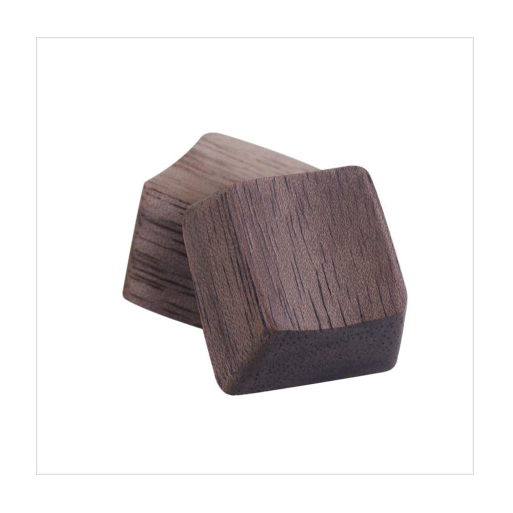 HFSECURITY GH60 Full Set Solid Wood Keycaps Customized Handmade Keycaps for Cherry Mx Switch Mechanical Gaming Keyboard Use Wood Keycaps (104fullkeycaps)