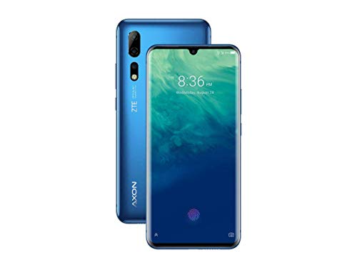 ZTE Axon 10 Pro Dual-SIM GSM 4G LTE GSM Snapdragon 855 Smartphone Unlocked 12GB RAM/256GB Blue