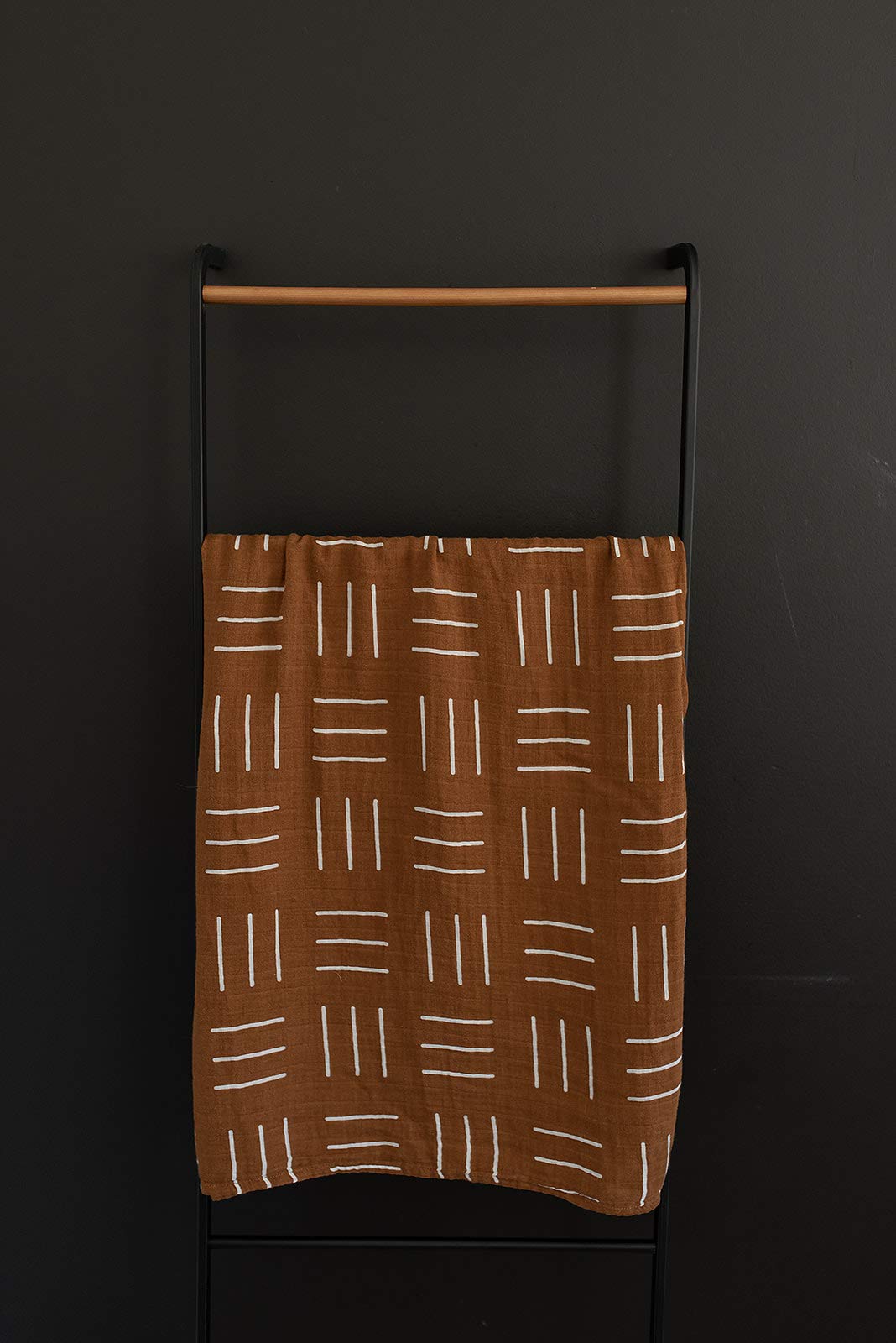 Mebie Baby Muslin Quilt (Mustard Mudcloth)