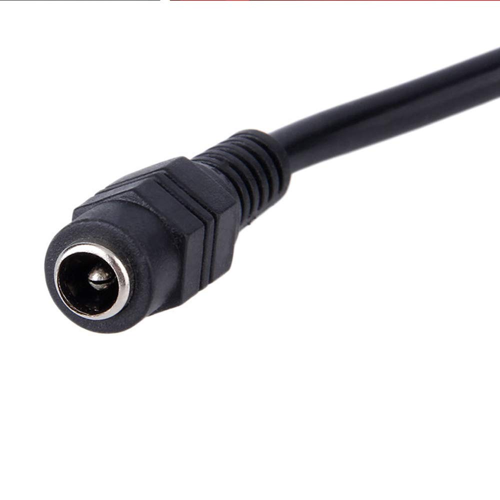 DC 1 Female to 8 Male Output Power Splitter Cable 3 Pcs 1 to 8 DC CCTV Camera Power Splitter Cable Y Adapter for CCTV Security Cameras and LED Strip Lights Deguangxin (3 Pcs 1 to 8 Way)