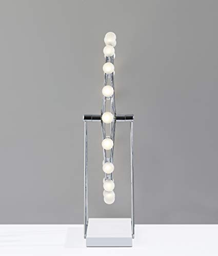 Adesso Home 2120-22 Transitional LED Table Lamp from Coney Collection in Chrome Finish, 5.25 inches, Large, Bronze