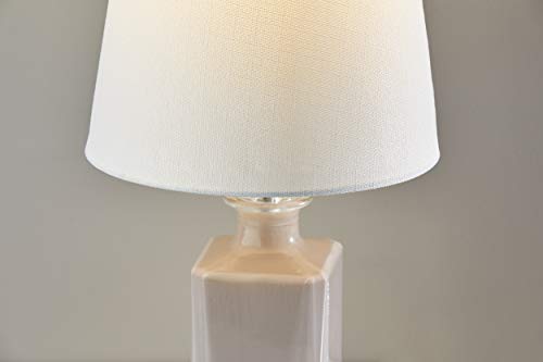 Adesso SL3996-03 Table Lamp, Light Purple Glass