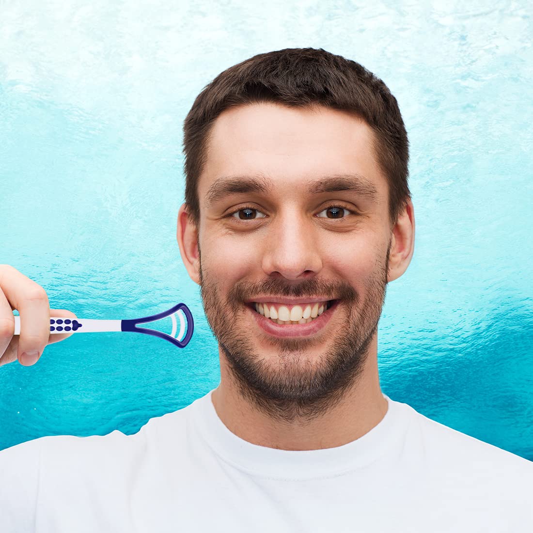 6 Pack Tongue Scraper for Adults,Tongue Cleaner,Tounge Scraper Cleaner,Tongue Brush, Fresh Breath Tongue Scraping(Random color)