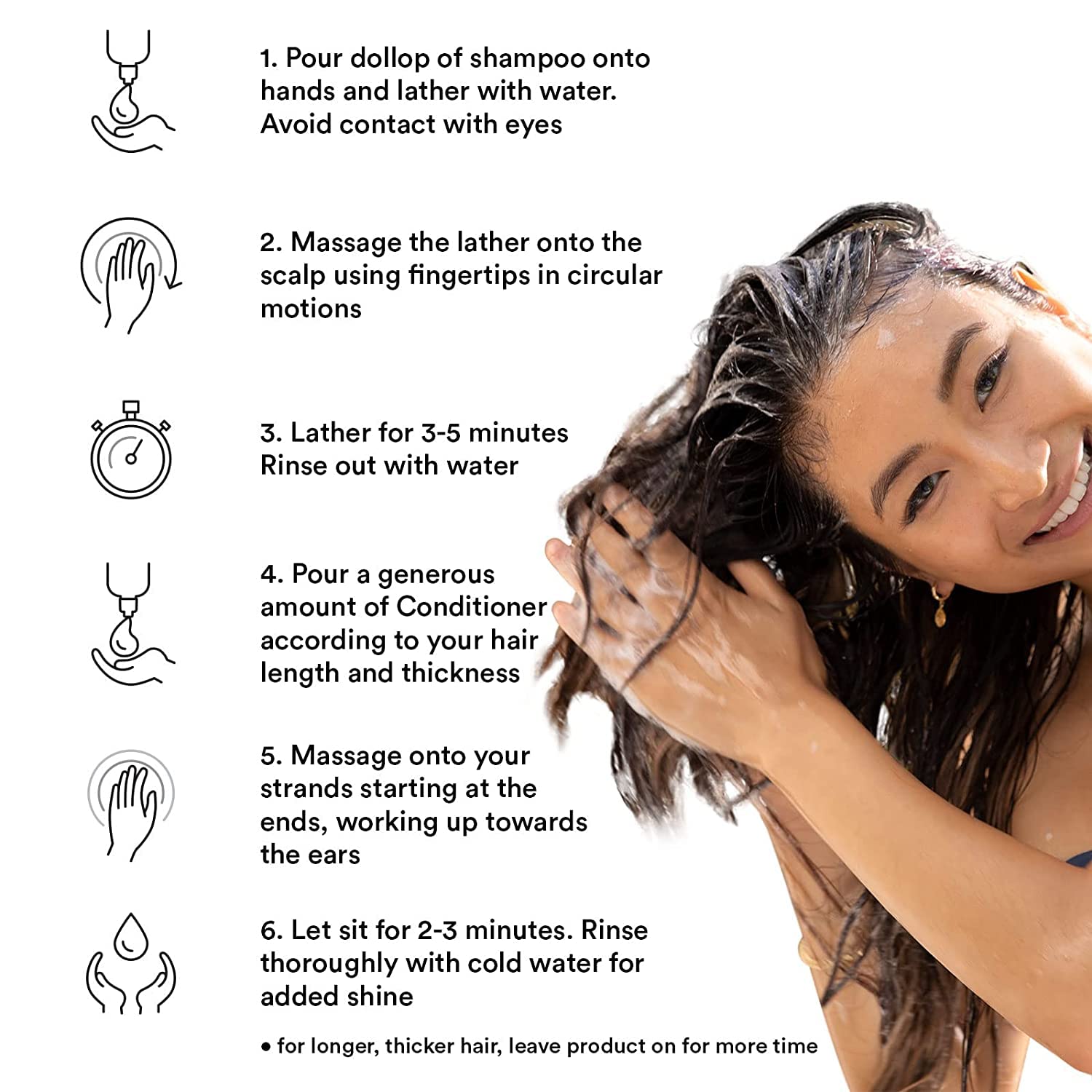 WOW Skin Science Moroccan Argan Oil Shampoo - Sulfate Free Moisturizing Shampoo for Dry, Damaged Hair - For Women & Men