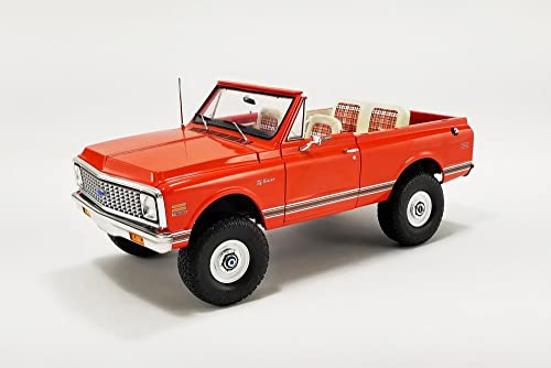 1972 Chevy K5 Blazer, Orange - Acme A1807711-1/18 Scale Diecast Model Car