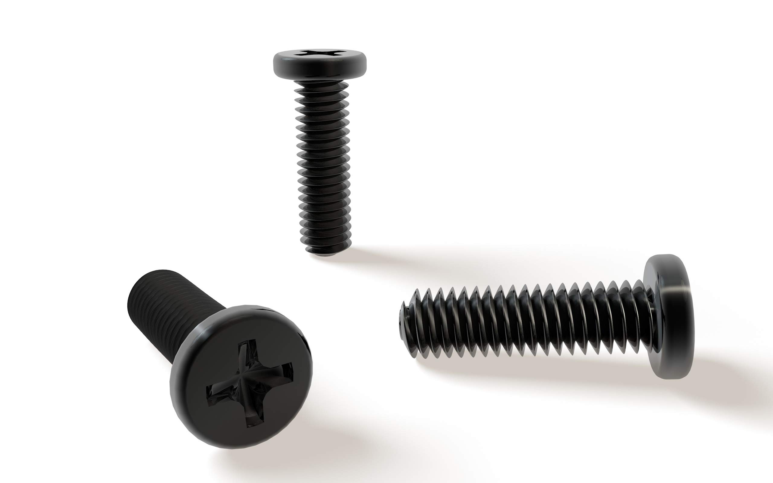 12x Replacement Black Laptop Screws M2x8mm M2x8L PM2.0X8.0 Philips Drive Screw