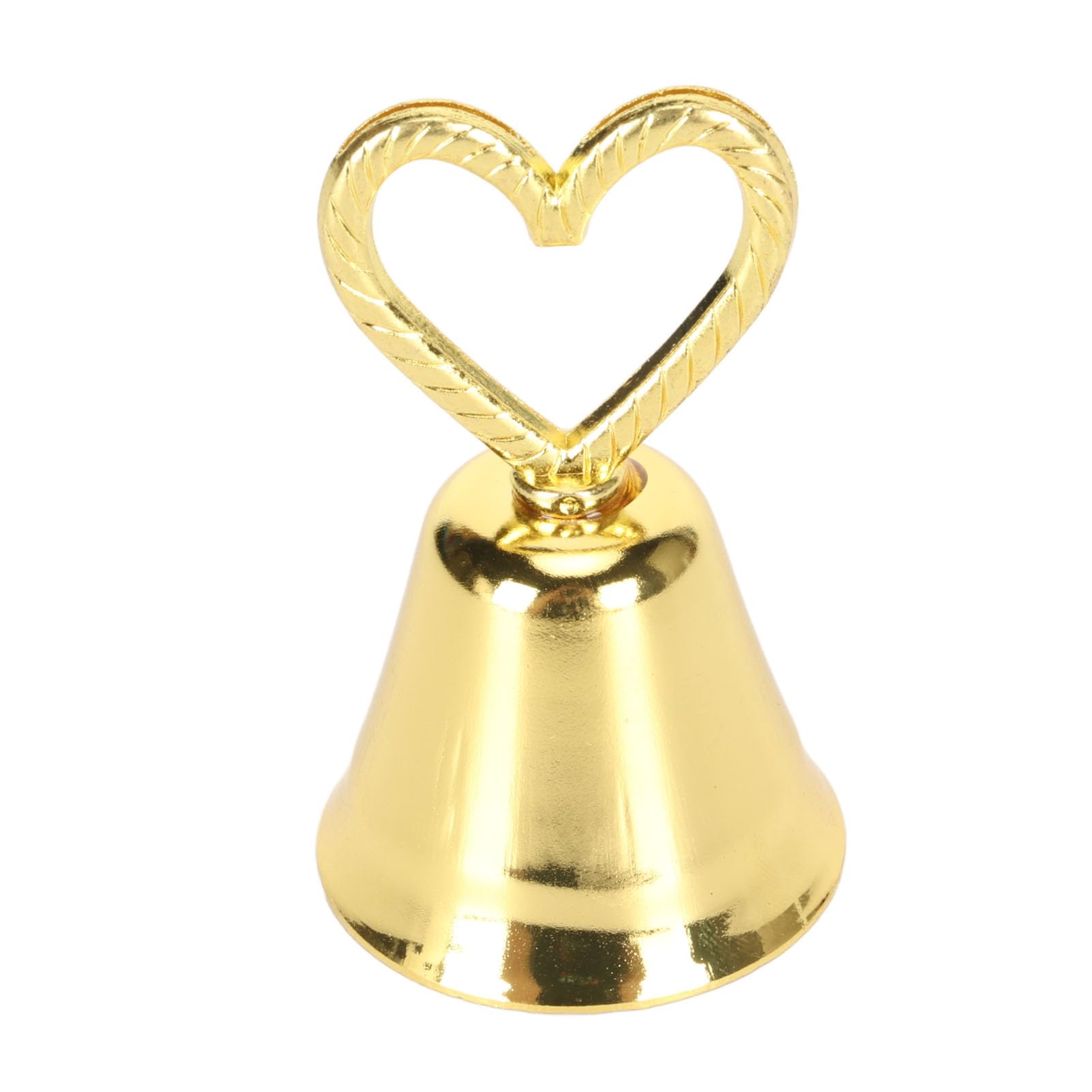 10Pcs European Style Bell Shaped Table Number Holders, Bell Place Card Holders, Table Number Holders, European Style Innovative Bell Shaped Place Card Holders for Event Wedding Restaurants(Gold)