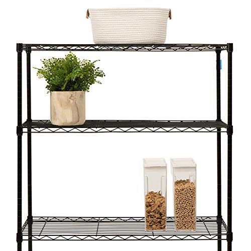 14x36x54 Inch 4-Shelf Storage Shelves Heavy Duty Shelving Unit for Kitchen Metal Shelves Garage Organizer Wire Rack Shelving Storage Unit Shelf Adjustable Utility NSF Certification Commercial