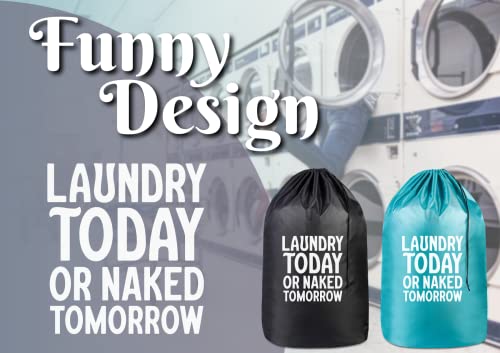 2 Pack Funny Laundry Bags Extra Large Heavy Duty, Travel Laundry Bags for Dirty Clothes, Unique Design College Laundry Bag, 27.5" x 39.4" (70 x 100cm) Dirty Clothes Organizer - Laundry Today