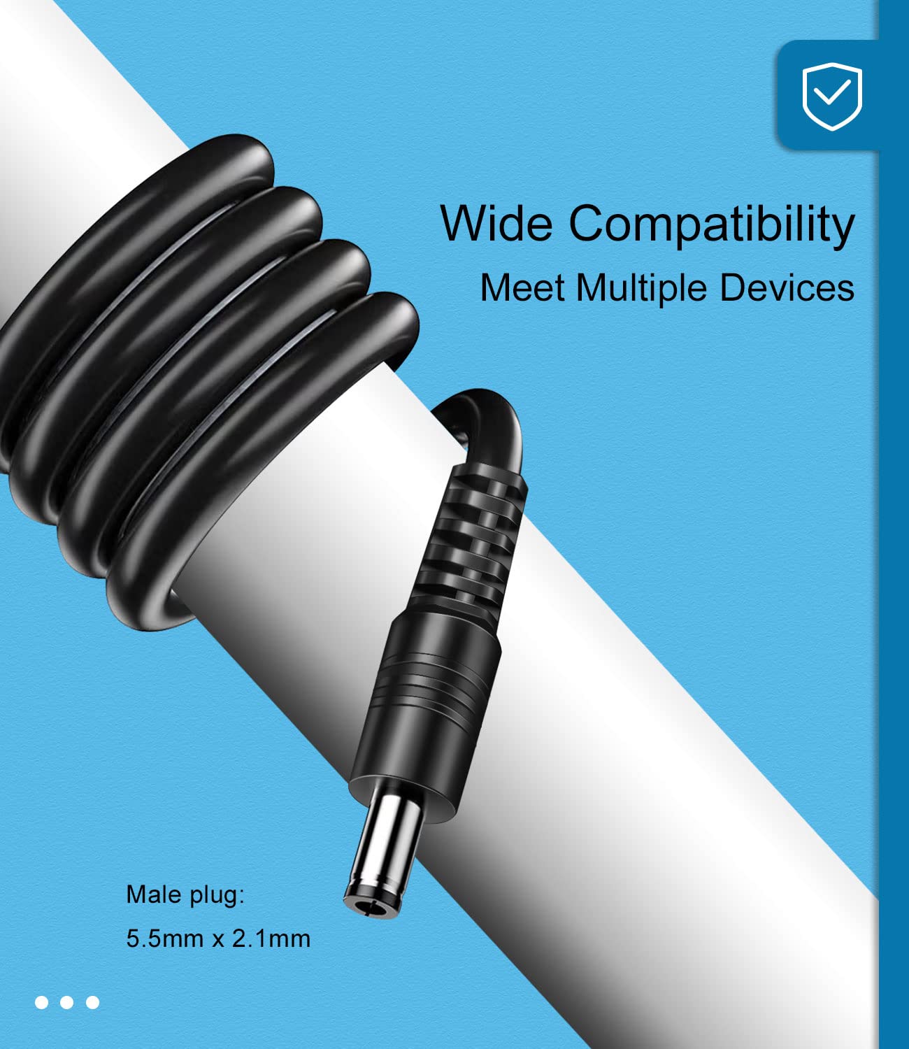 WindSwallow AC DC Adapter Compatible with Alesis Recital 88-Key 61-Key Digital Piano Keyboard with Full-Sized Keys IO 14 IO 26 Recording Interface Power Supply Charger Cord