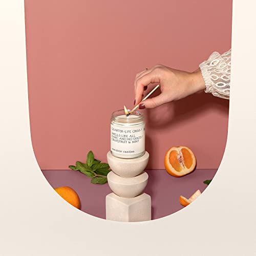 Anecdote Candles – Quarter Life Crisis Glass Jar Candle – Grapefruit and Mint – Coconut Soy Wax – Non Toxic Scented Candle – Made in USA – Luxury Candles for Home – 7.8 Ounces