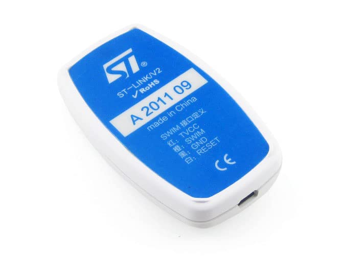 Waveshare ST-Link / V2 CN for STM32 STM8 MCUs USB JTAG SWD in-Circuit Programmer Debugger Emulator
