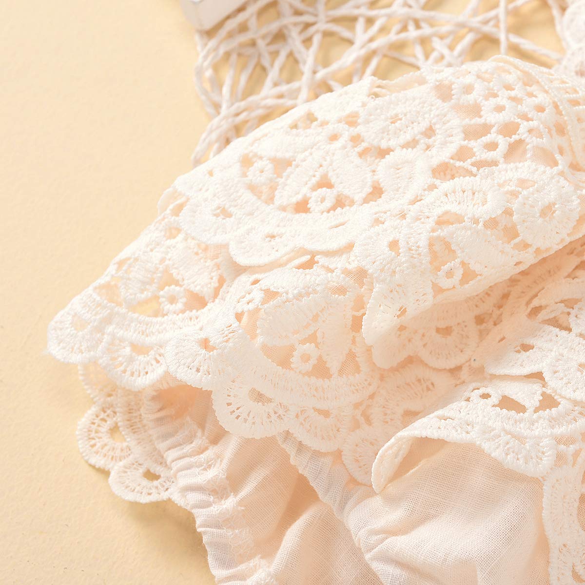 Baby Girl Lace Romper Boho Clothes Newborn Photography Outfits 6-12 Months