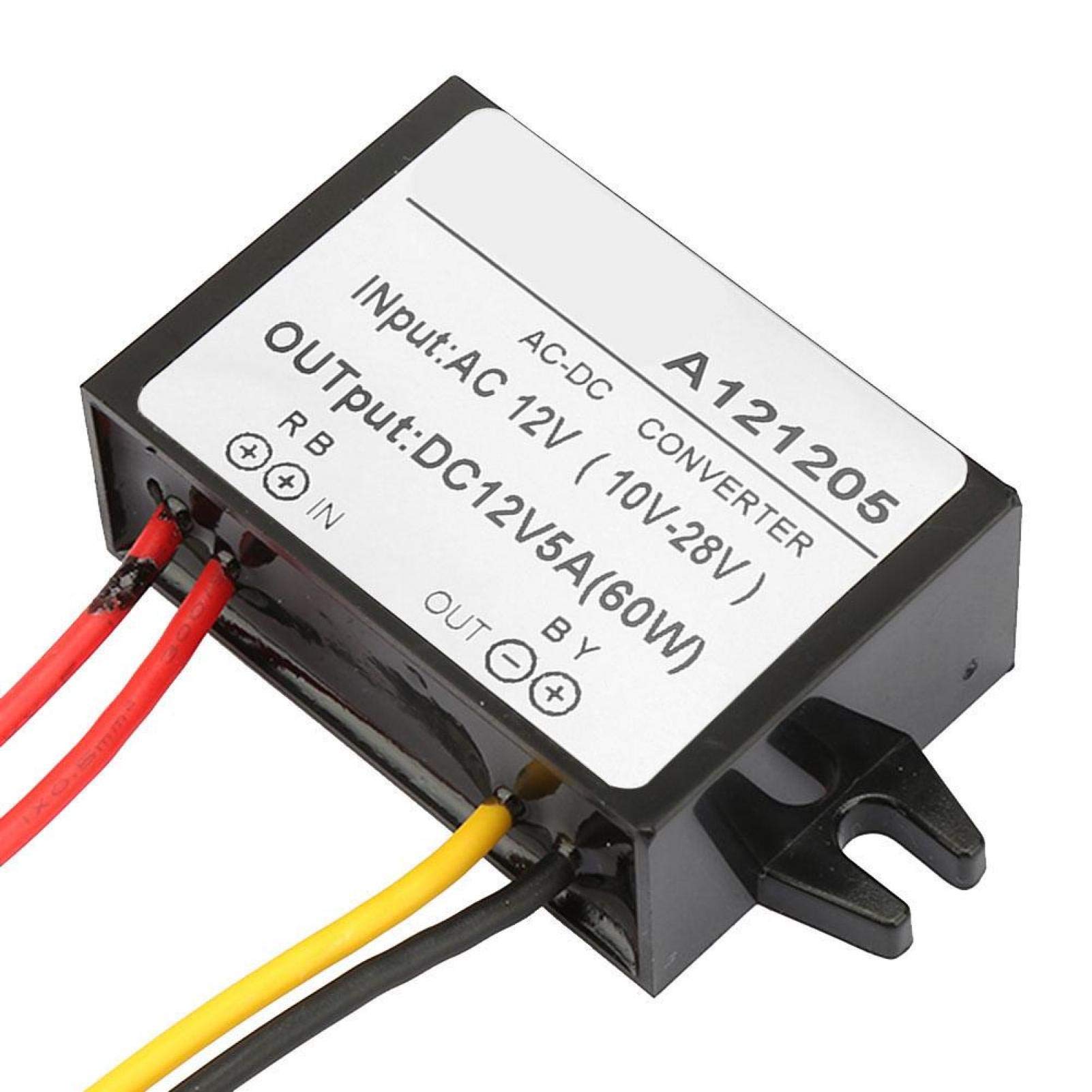 Ac to Dc Converter 12v, Step Down Converter Ac 10-28v to Dc 12v, Ac to Dc Converter Module, 3a 5a Step Down Converter Power Supply Module(5A)