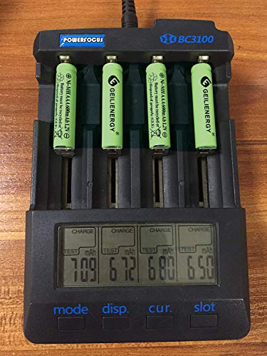 OXWINOU 1.2V AAA 600mAh NI-MH Rechargeable Battery for Outdoor Solar Lights,Garden Lights, Remotes, Mice (Green 4 PCS)