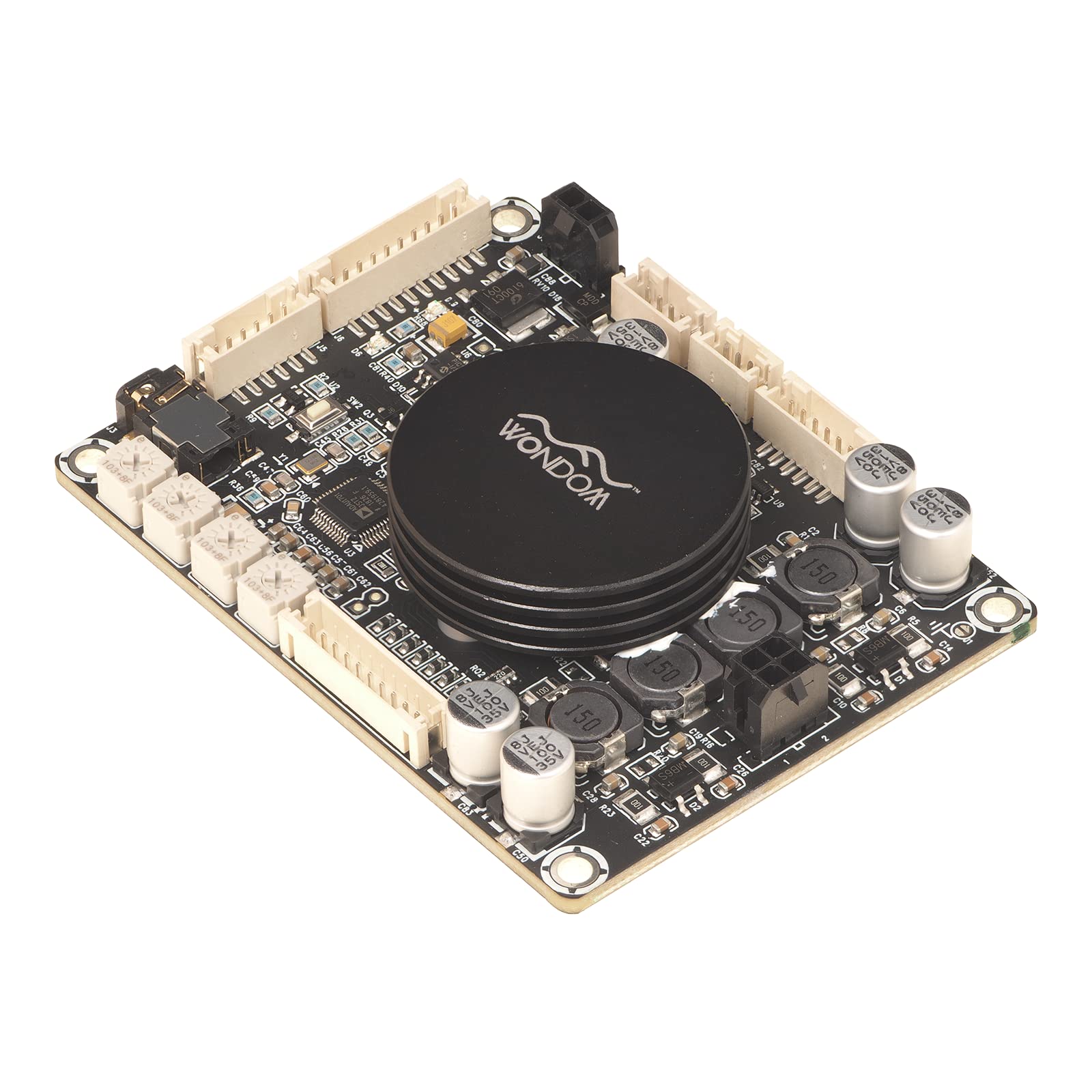 2 X 50W Audio Amplifier Board with ADAU1701 DSP Integrated DC10-26V Stereo Class D Amp Board Dual Channels 2 Channels 2.1 4.0 System Amplifier Module for DIY Home Theater Store Speakers JAB3-250