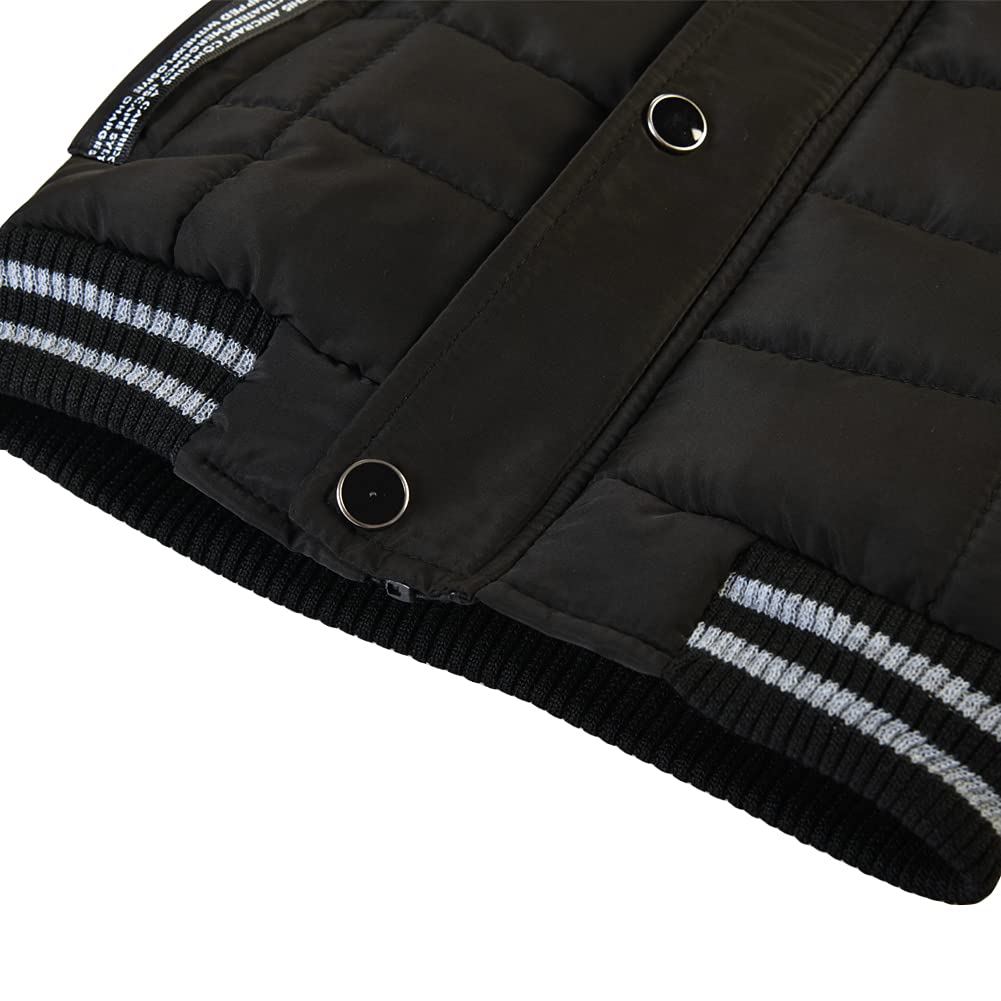 AMIYAN Toddler Boys Down Jacket Fur Collar Hood Thick Warm Winter Snowsuit Coat Parka 3-4T
