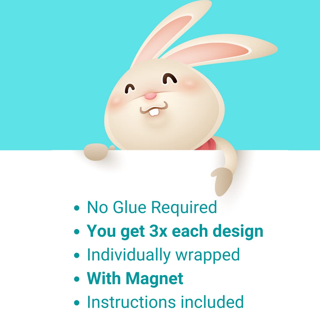 132 Pcs Foam Easter Crafts for Kids Bulk (Individually Wrapped) for Spring Home Activity, Makes 12 Eggs by 4E's Novelty