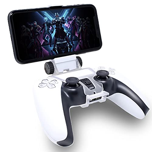 ADZ PS5 Controller Phone Mount Holder Clamp Smart Clip for PS5 Dualsense Controller Perfect for PS Remote Play
