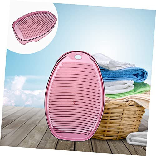 1pc Mini Washboard Wavy Washboard Washboards Hand Washer Tools for Kids Thickened Home Washboard Portable Washboards Laundry Wash Board Plastic Thicken Folding Board Red