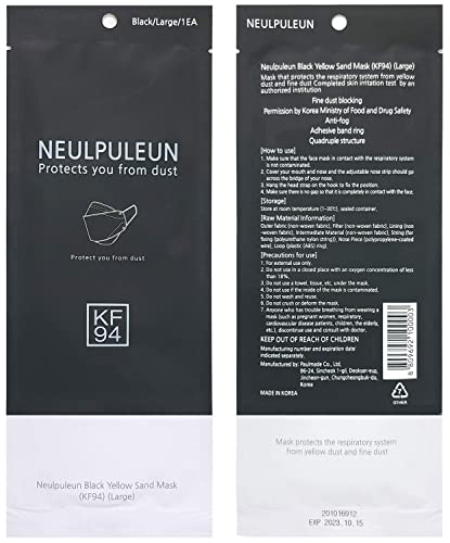 ECOMADE ARENA Neulpuleun Disposable KF94 Face Mask with 4-Layer Filters Made in Korea
